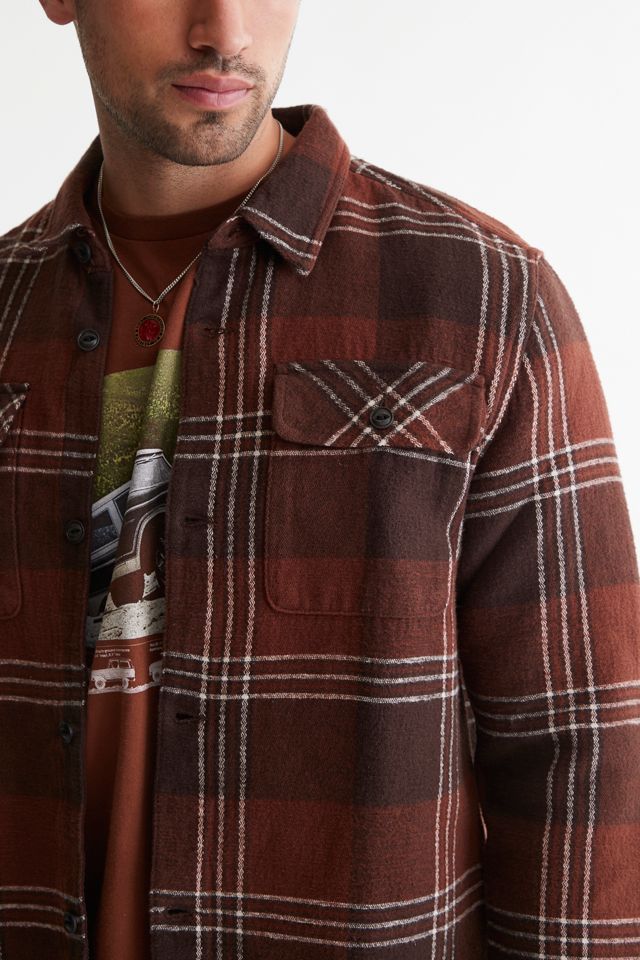 tentree Heavyweight Flannel Shirt Jacket | Urban Outfitters Canada
