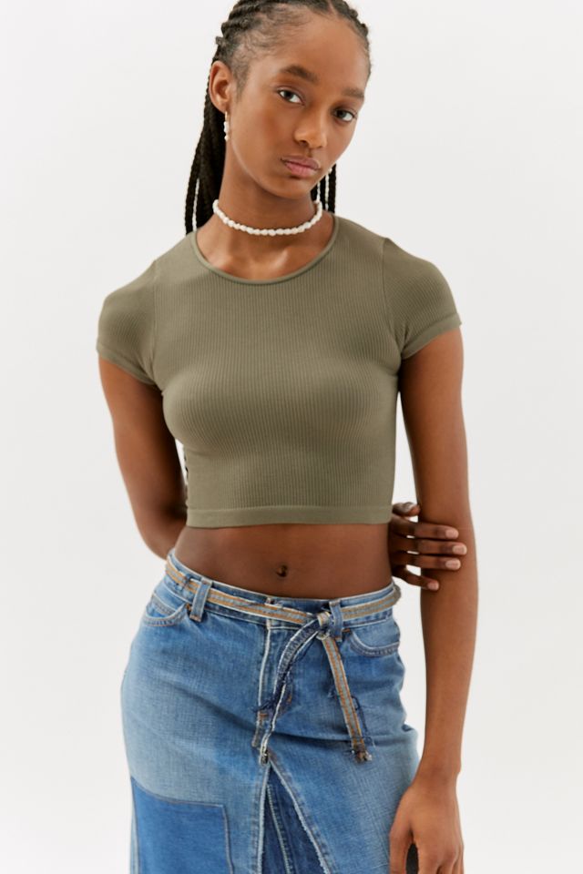Out From Under Everyday Seamless Ribbed Tee | Urban Outfitters