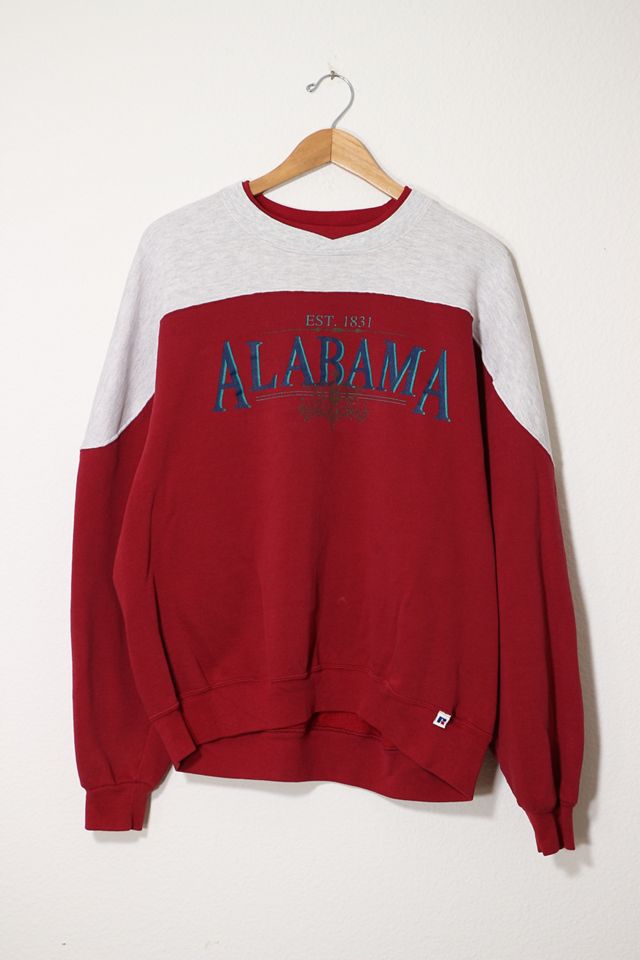 Vintage Russell Athletic University of Alabama Crewneck Sweatshirt Made ...