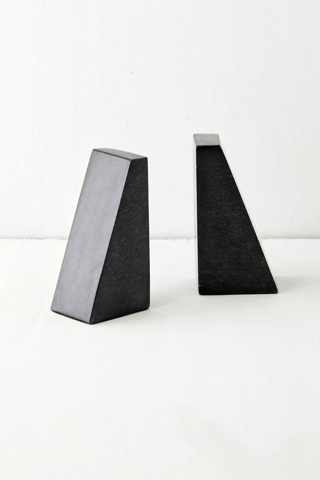 Marble Pyramid Bookend Set | Urban Outfitters