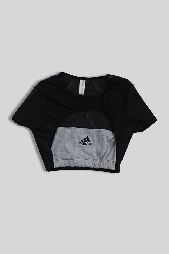 Frankie Collective Rework Adidas Mesh Cut Out Tee 022 | Urban Outfitters