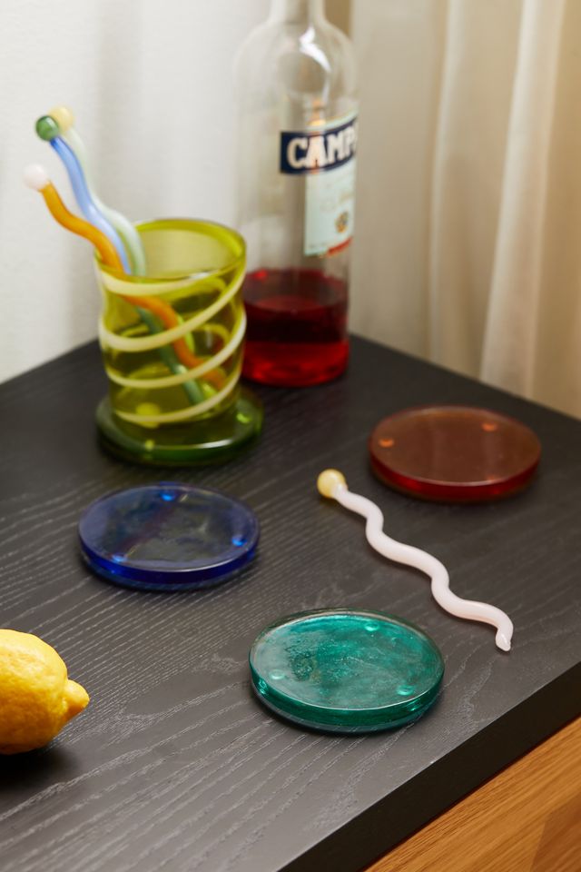Edy Glass Coasters - Set Of 4 | Urban Outfitters