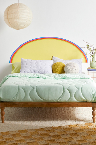 Rainbow Headboard Peel And Stick Wall Art Kit | Urban Outfitters