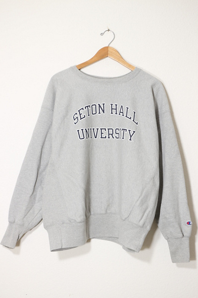 Vintage Champion Seton Hall University Crewneck Sweatshirt | Urban ...