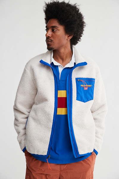 Polo Ralph Lauren Hi Pile Fleece Full Zip Jacket | Urban Outfitters