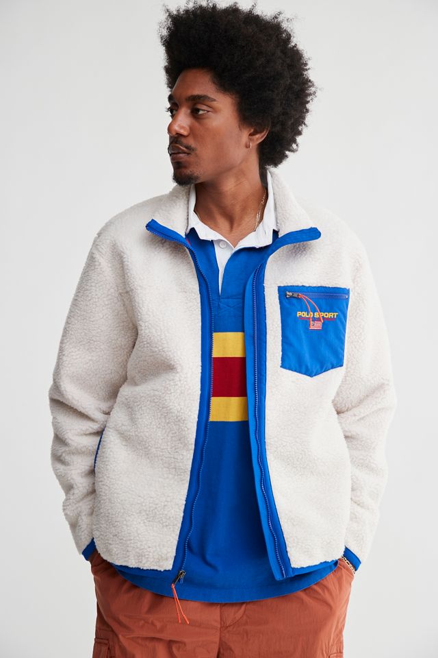 Polo Ralph Lauren Hi Pile Fleece Full Zip Jacket | Urban Outfitters