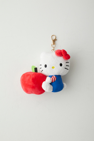 Hello Kitty Apple Plushie Keychain | Urban Outfitters