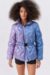 Unreal Fur Neon Puffer Jacket | Urban Outfitters