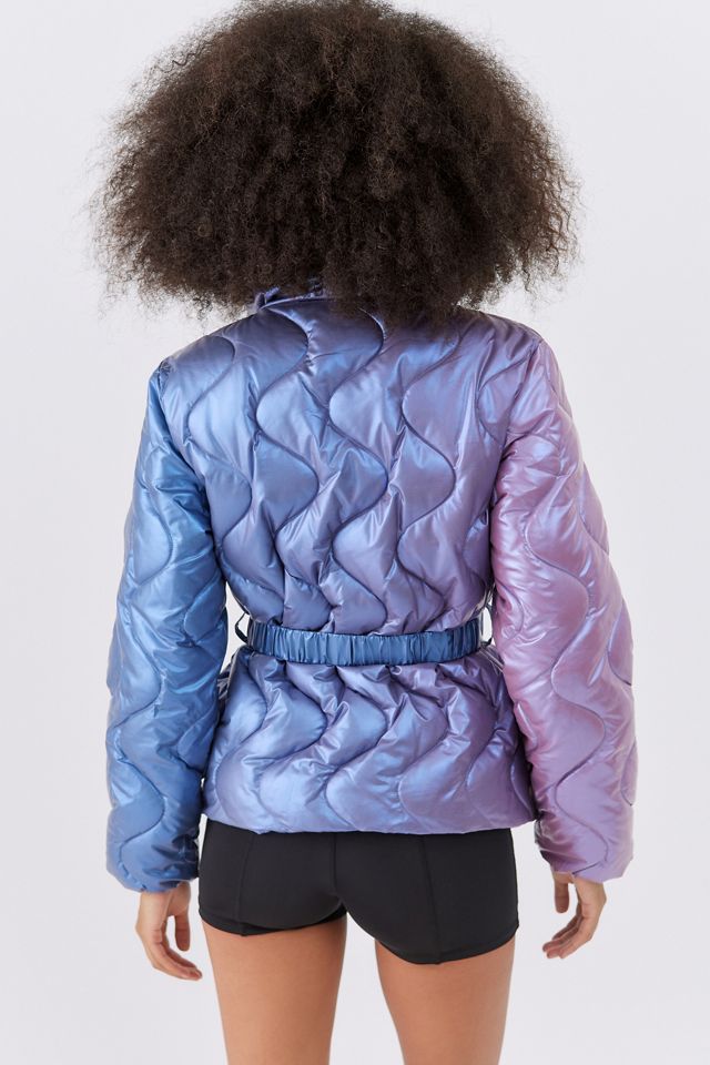 Unreal Fur Neon Puffer Jacket | Urban Outfitters