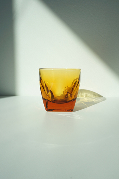 Vintage Amber Glass Cup | Urban Outfitters