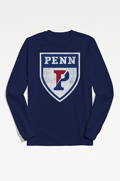 UPenn Athletics Logo Long Sleeve Tee | Urban Outfitters Canada