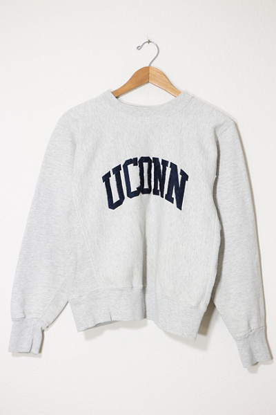 Vintage University of Connecticut Applique Crewneck Sweatshirt Made in ...