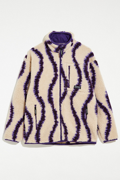 Gramicci Patterned High Pile Fleece Jacket | Urban Outfitters
