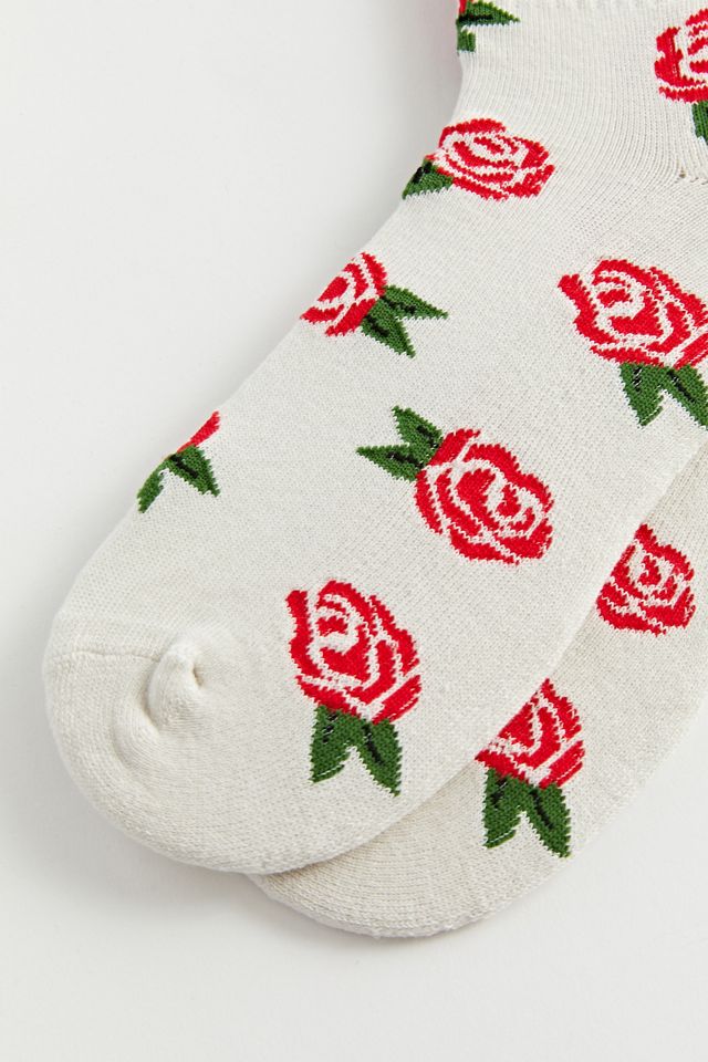 Rose Icon Crew Sock | Urban Outfitters