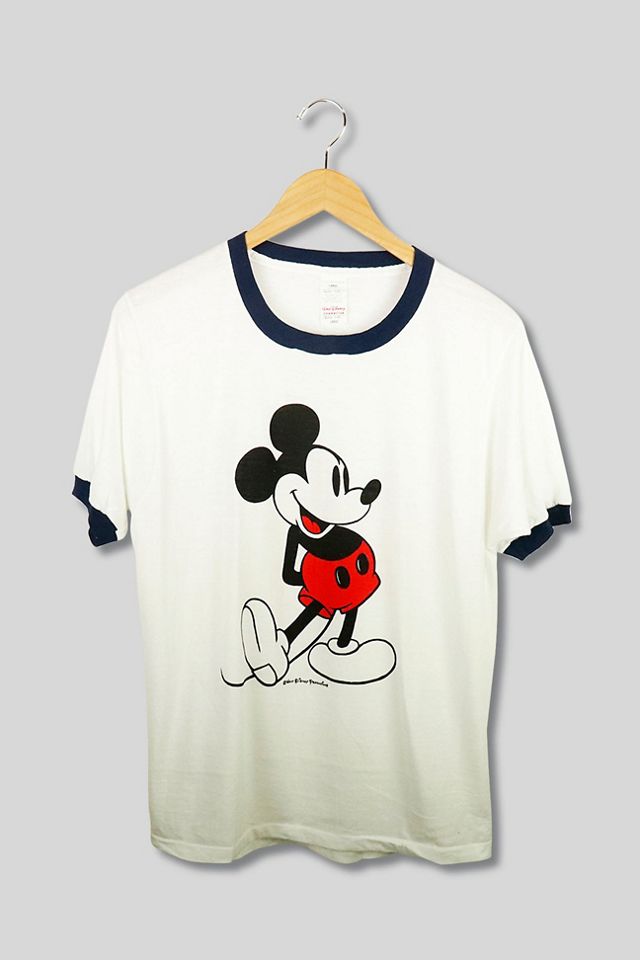 Vintage Mickey Mouse Ringer T Shirt | Urban Outfitters