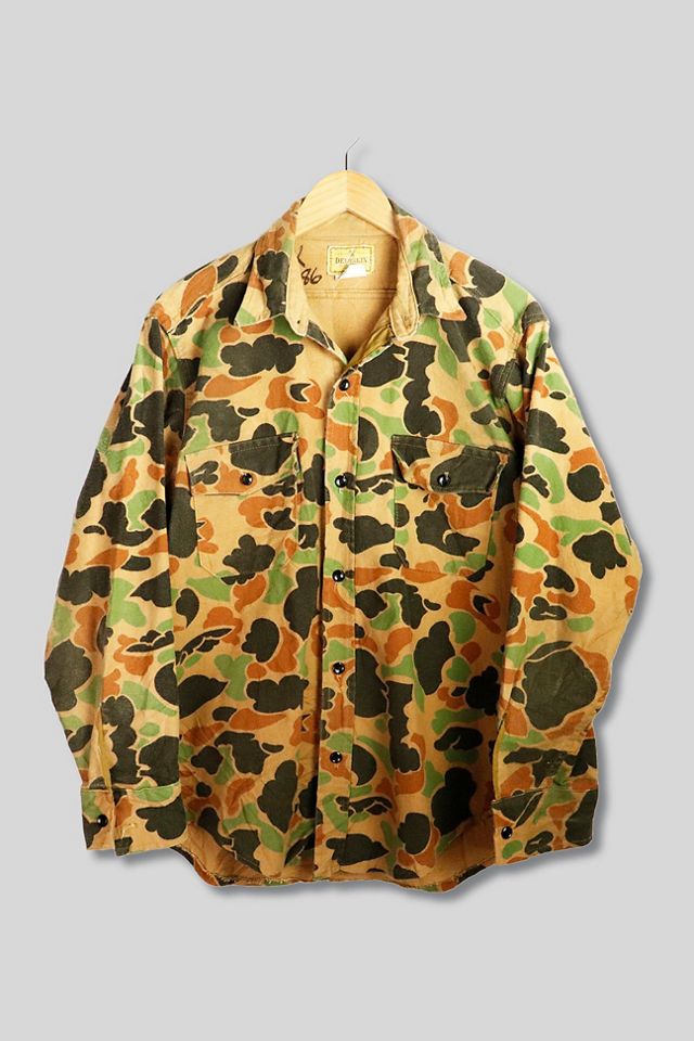 Vintage Camo Button Up Work Shirt | Urban Outfitters