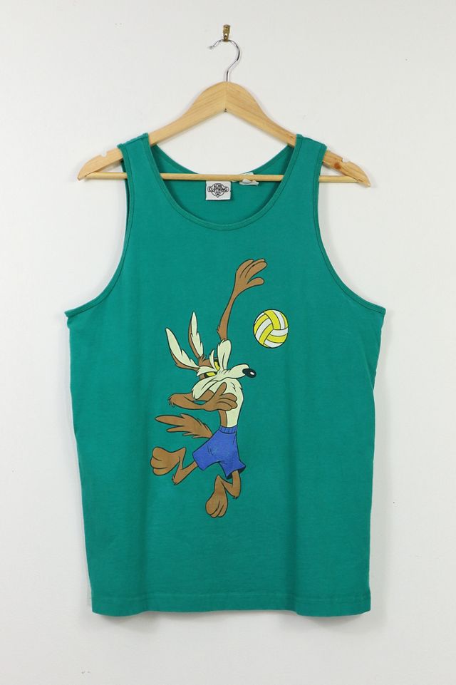 Vintage Wile E. Coyote Volleyball Tank Top | Urban Outfitters