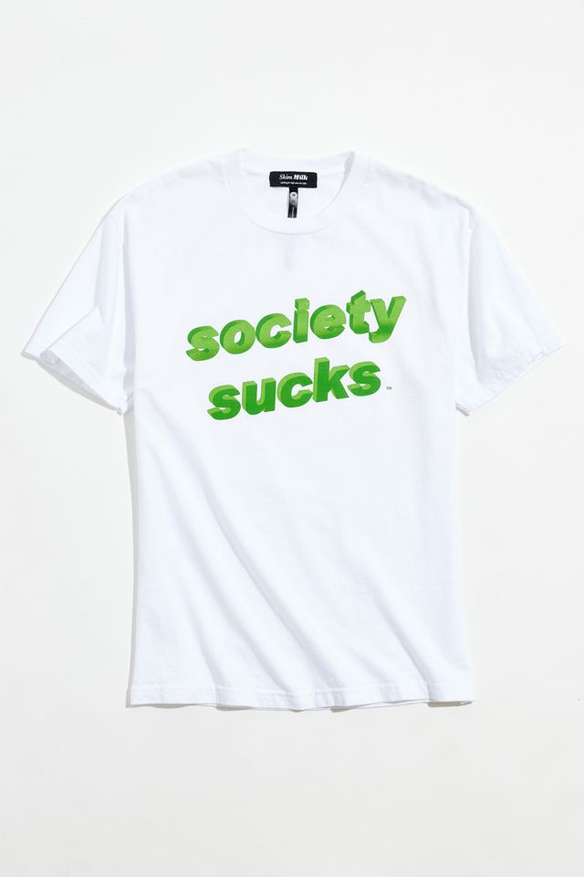 Skim Milk Society Sucks Tee | Urban Outfitters