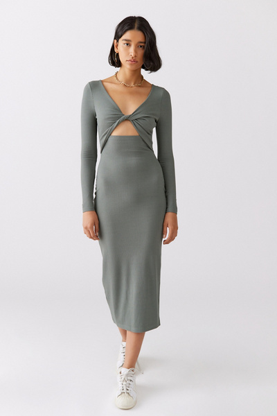 MINKPINK Yoko Cutout Midi Dress | Urban Outfitters
