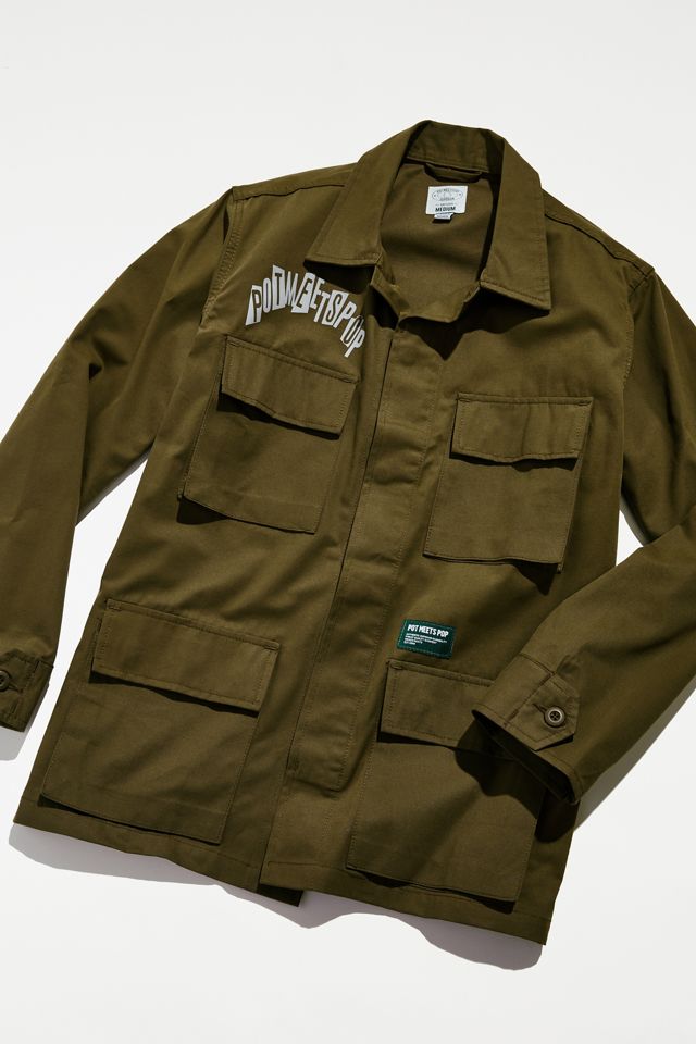 Pot Meets Pop Surplus Jacket | Urban Outfitters