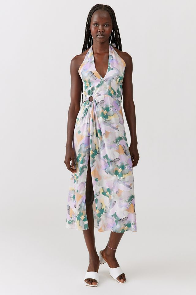 For Love & Lemons Megan Halter Midi Dress | Urban Outfitters