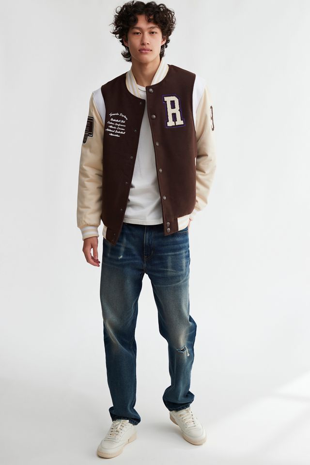 ULTRA GAME UO Exclusive Toronto Raptors Workwear Varsity Jacket | Urban ...