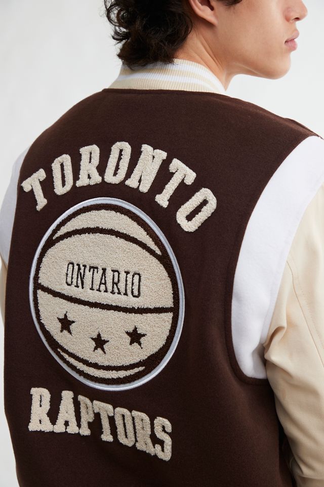 ULTRA GAME UO Exclusive Toronto Raptors Workwear Varsity Jacket | Urban ...