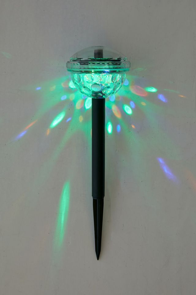 Brookstone 2-In-1 Color-Changing Solar Stake And Floating Pool Light ...