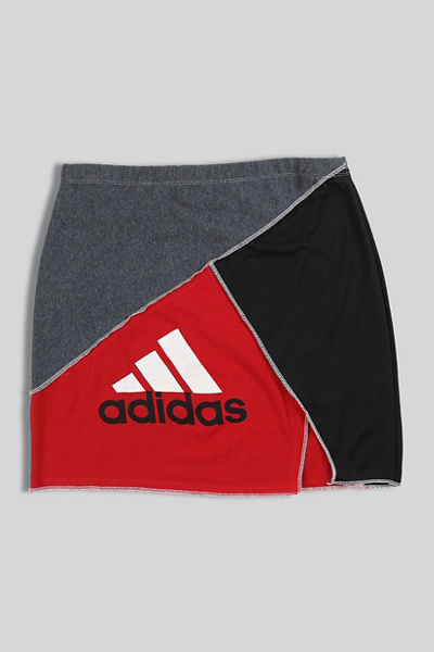 Frankie Collective Rework Adidas Patchwork Skirt 087 | Urban Outfitters