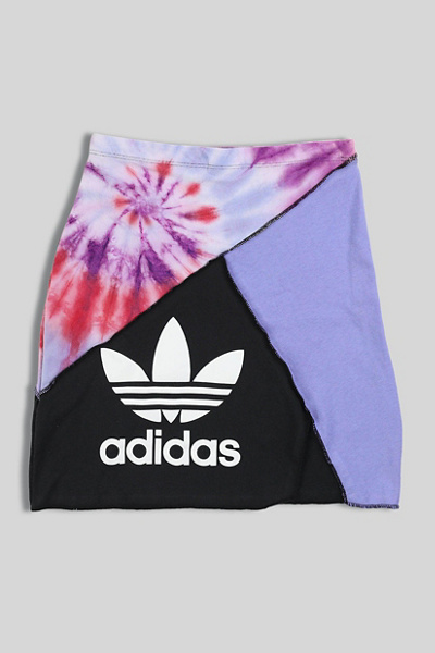 Frankie Collective Rework Adidas Patchwork Skirt 111 | Urban Outfitters