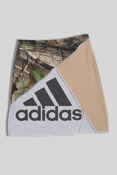 Frankie Collective Rework Adidas Patchwork Skirt 115 | Urban Outfitters