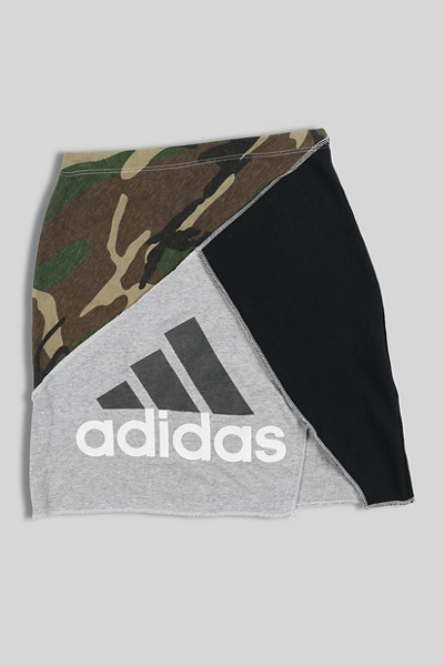 Frankie Collective Rework Adidas Patchwork Skirt 119 | Urban Outfitters