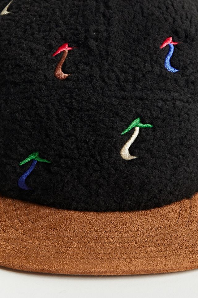 Parks Project UO Exclusive Night Shrooms Fleece Hat | Urban Outfitters ...