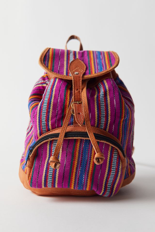 Vintage Striped Mini Backpack | Urban Outfitters