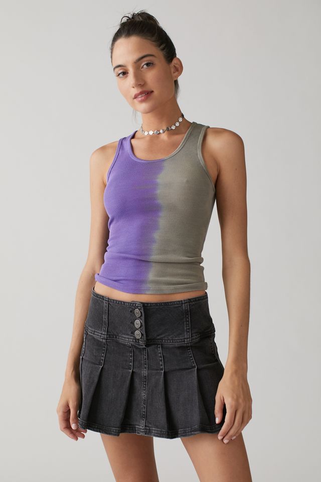 Urban Renewal Remnants Two-Tone Tank Top | Urban Outfitters