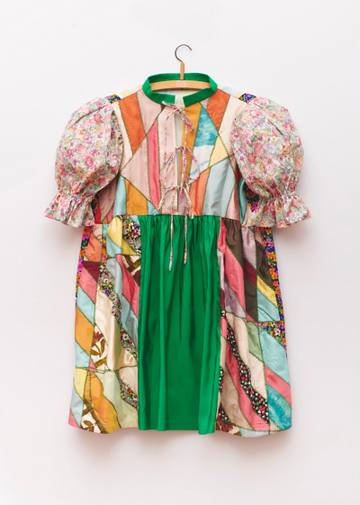 Zepherina Patchwork Emerald Road Jaclyn Dress | Urban Outfitters