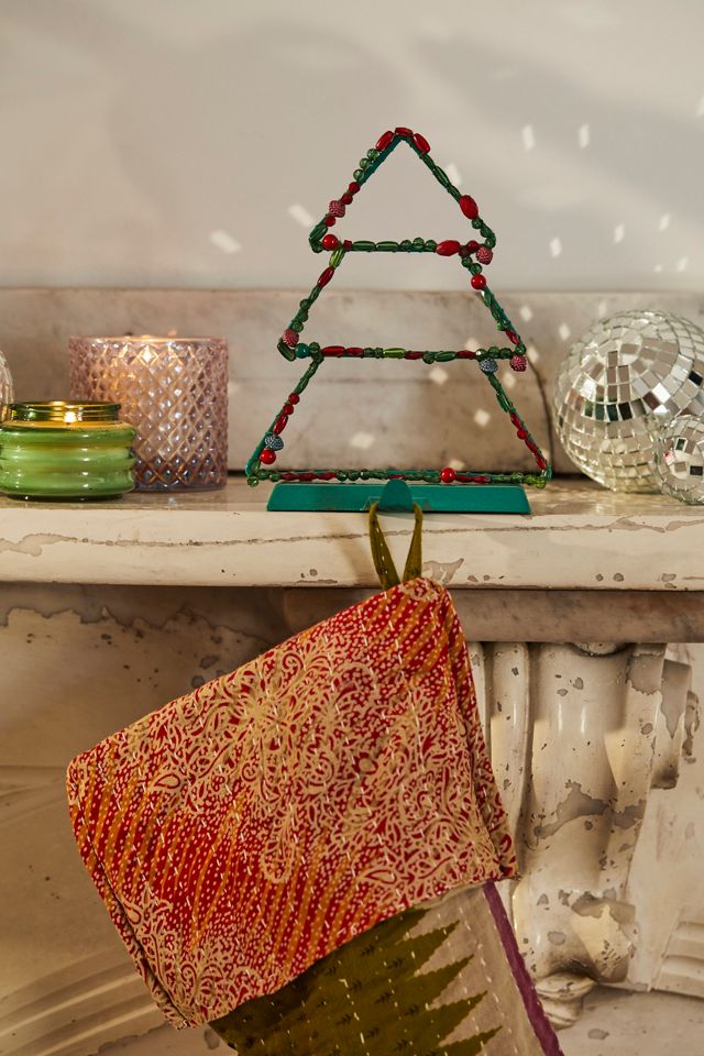 Beaded Tree Stocking Holder | Urban Outfitters Canada