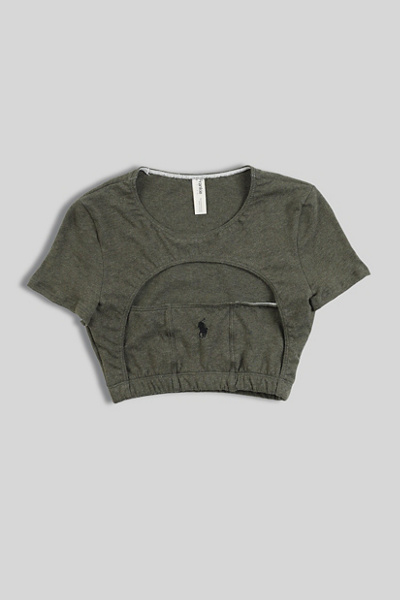 Frankie Collective Rework Polo Cut Out Tee 053 | Urban Outfitters