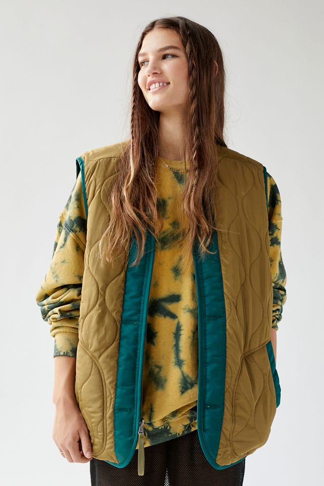 BDG Jackie Reversible Oversized Vest | Urban Outfitters
