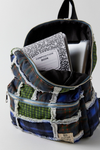BDG Patchwork Flannel Backpack | Urban Outfitters