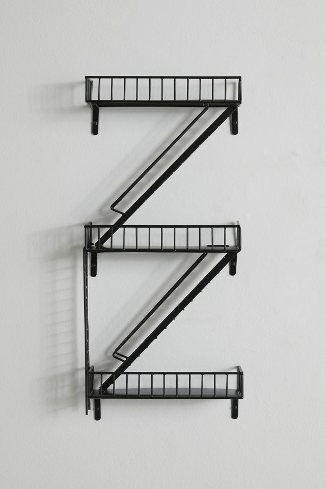 Fire Escape Metal Wall Shelf Urban Outfitters