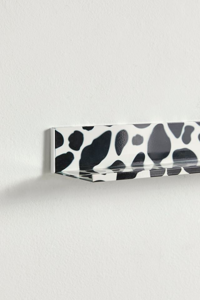 Cow Print Small Floating Wall Shelf | Urban Outfitters