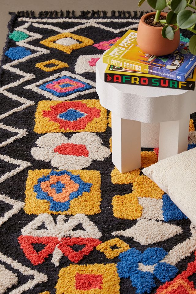 Nonna Tufted Shag Rag Rug | Urban Outfitters
