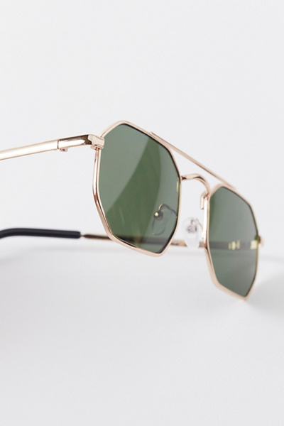 Reese Double Bridge Aviator Sunglasses | Urban Outfitters Canada