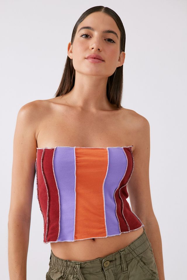 Urban Renewal Remade Pastel Outseam Tube Top | Urban Outfitters