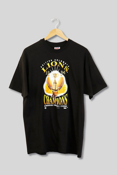 Vintage 1994 CFL BC Lions Champions T Shirt | Urban Outfitters