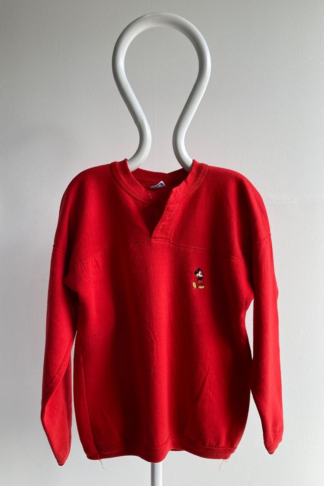 Vintage 70s Mickey Henley Sweatshirt By Disney | Urban Outfitters
