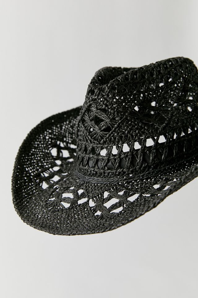 Paisley Straw Cowboy Hat | Urban Outfitters