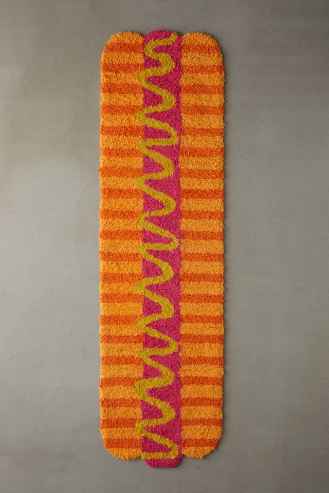 Shaped Hot Dog Rug | Urban Outfitters