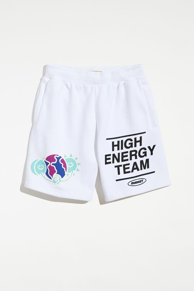 Market UO Exclusive High Energy Team Sweat Short | Urban Outfitters